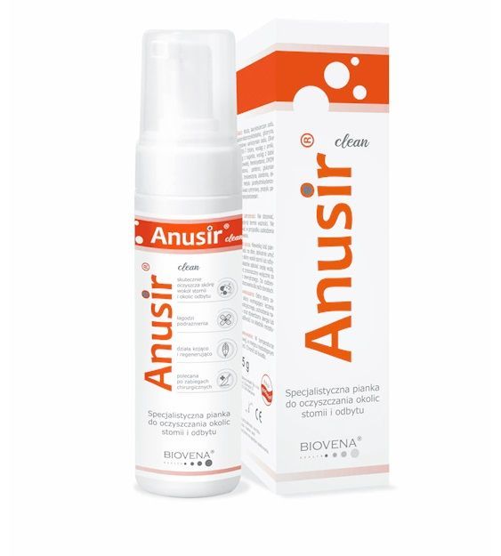 Anusir Clean Specjalistyczna Pianka do oczyszczania okolic stomii i odbytu