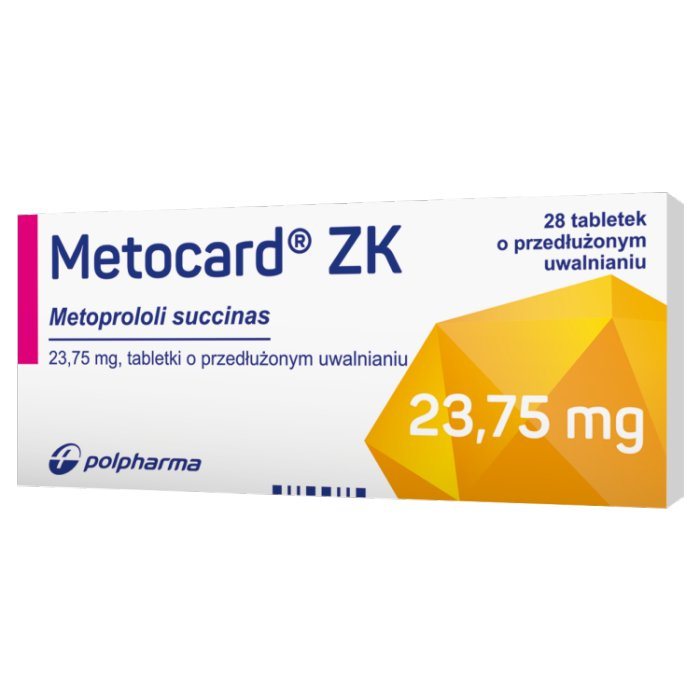 Metocard ZK 23,75 mg, 28 tabletek o przedłużonym uwalnianiu - Preparaty na receptę - Medicare.pl